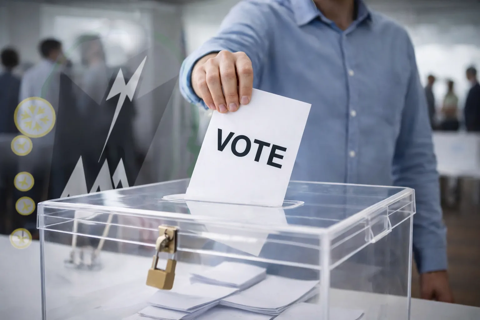 Deuxième tour des élections pour le renouvellement des membres élus du ...